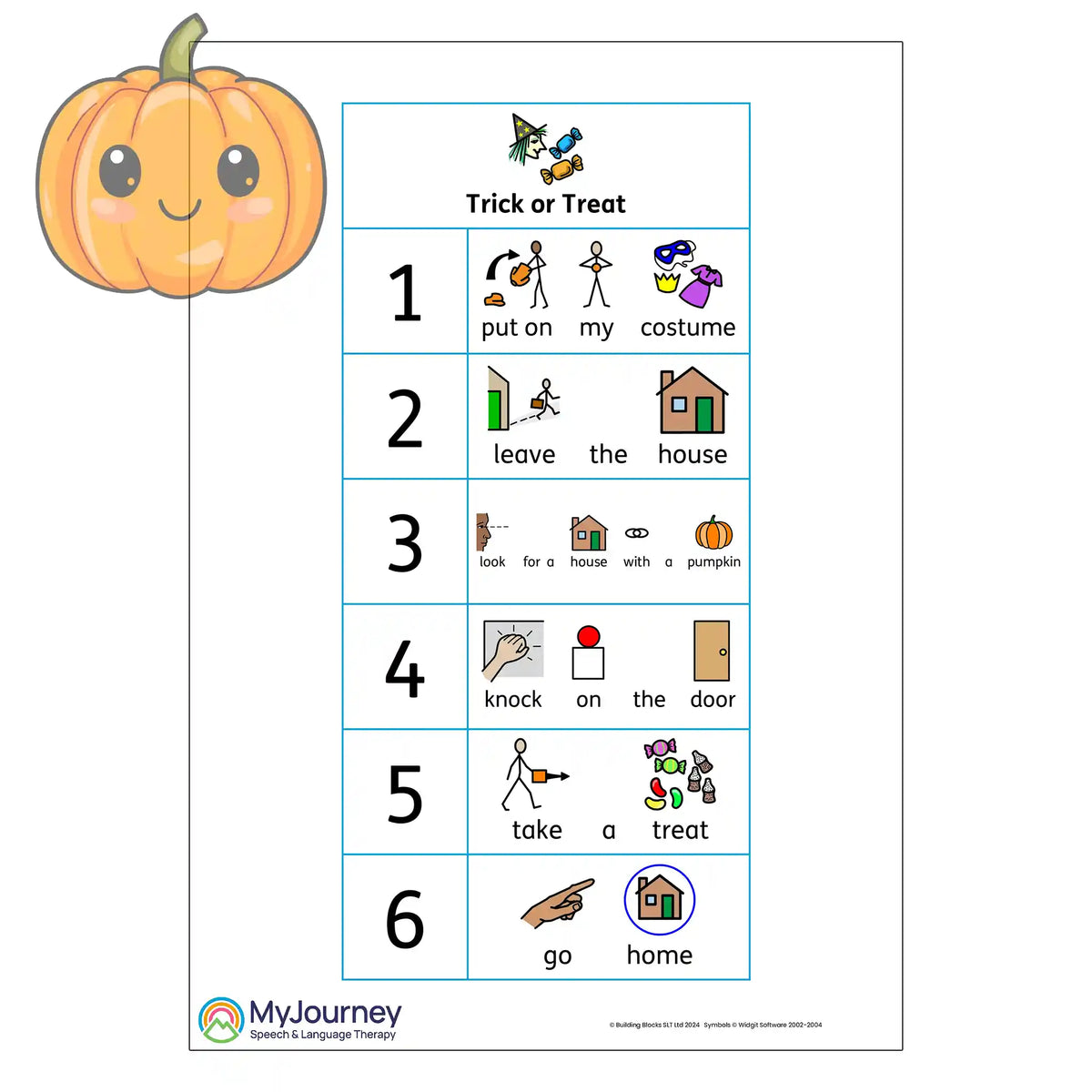 Halloween Visual Routine