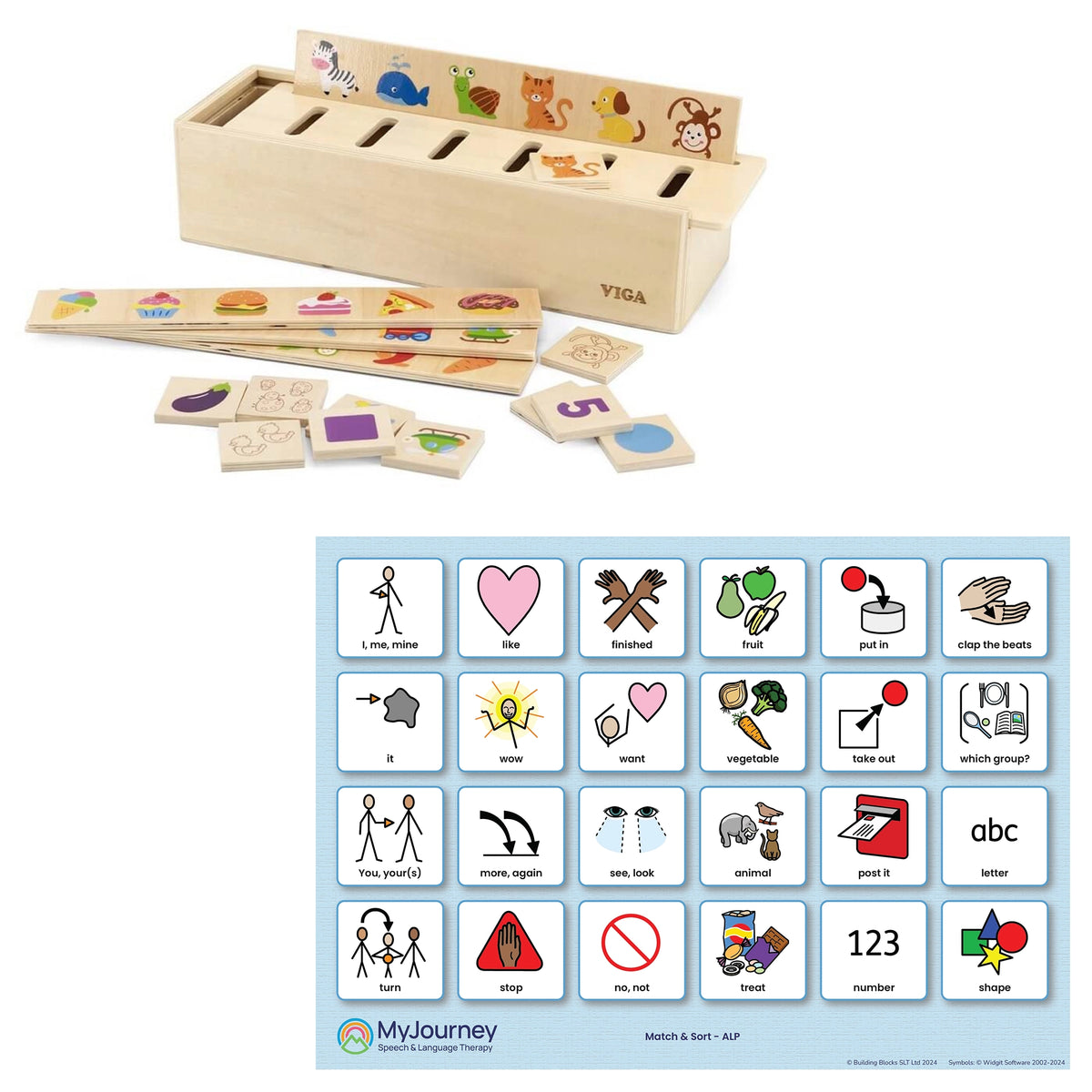 Match & Sort with Language Board
