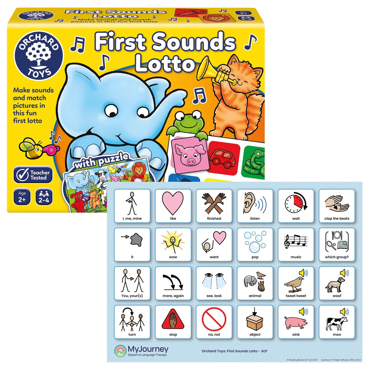 First Sounds Lotto Game with Speech & Language Board