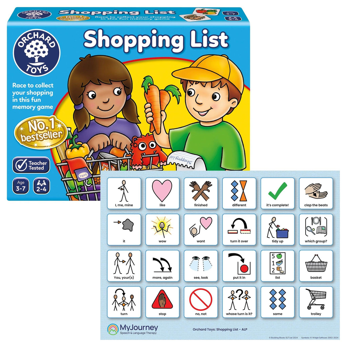 Shopping List Game with Speech & Language Board – My Journey: Speech ...