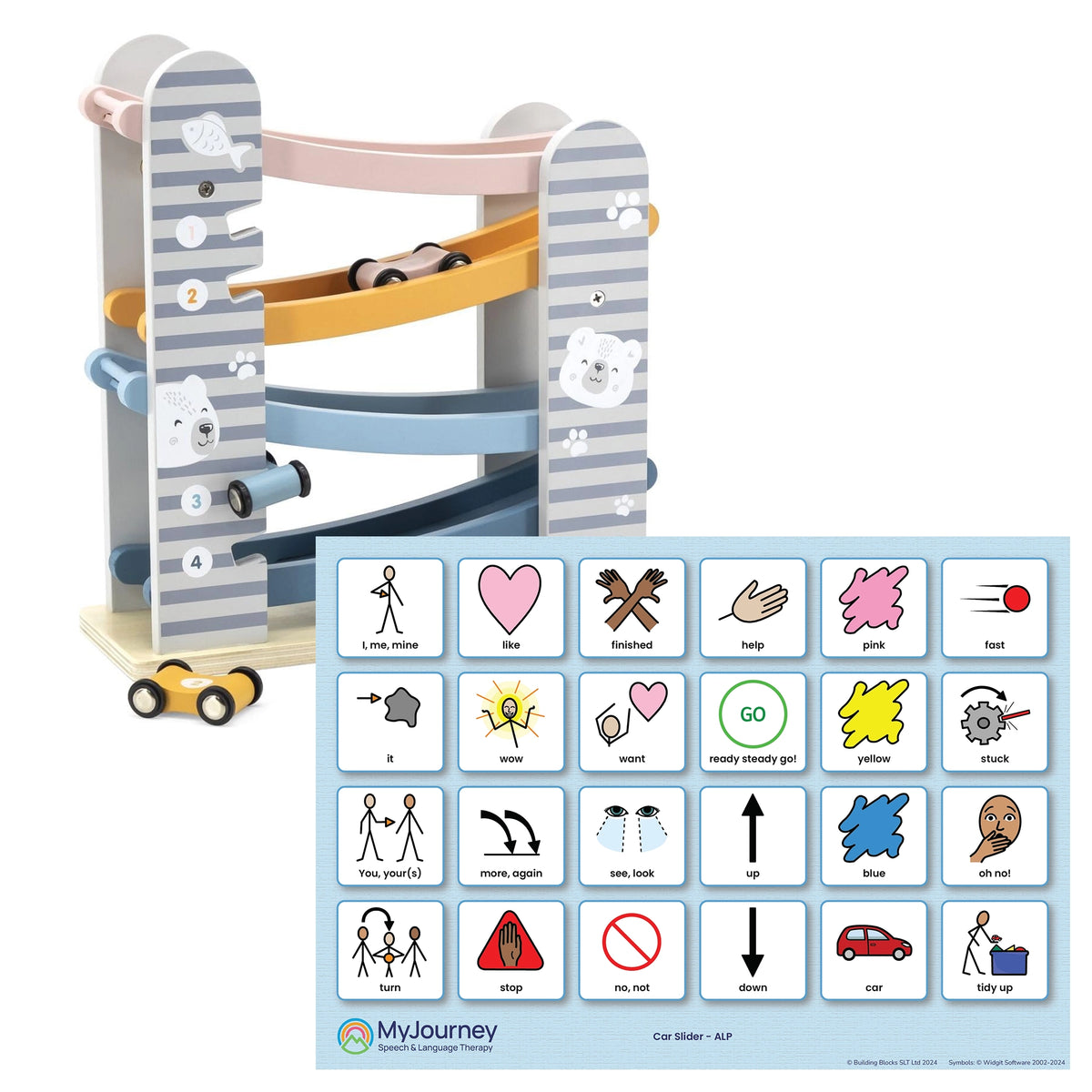 Car Slider with Language Board